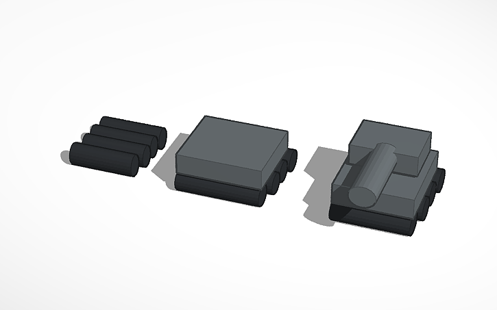 3D design a easy tank! - Tinkercad