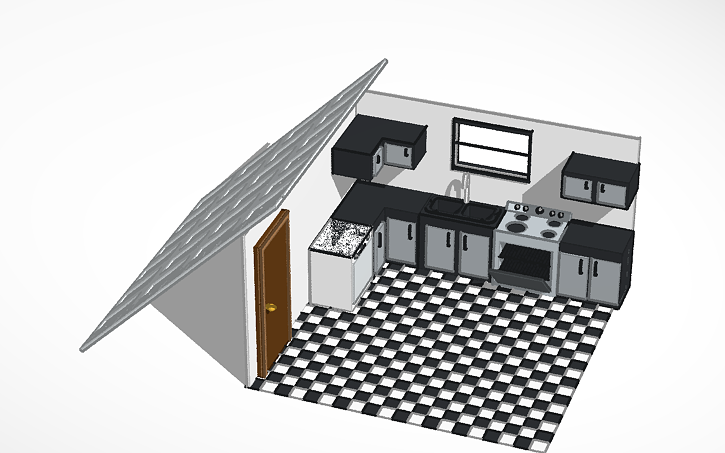 3D design Kitchen - Tinkercad