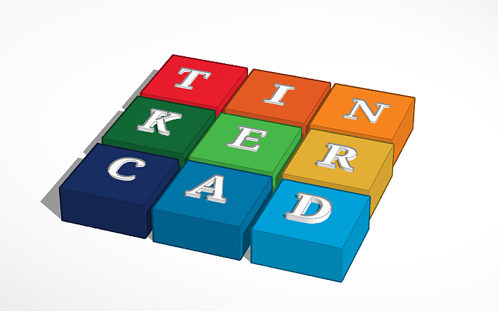 3D design Símbolo tinkercad - Tinkercad