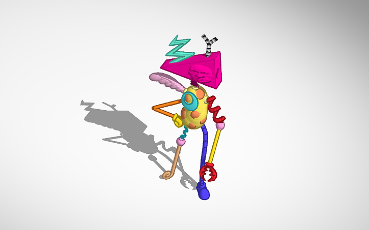 3d Design The Rock Zooble Tinkercad