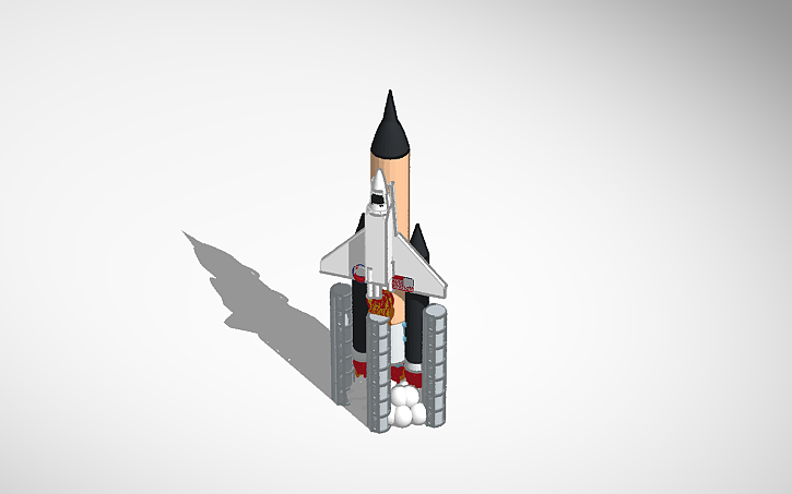 3D design Space Ship - Tinkercad