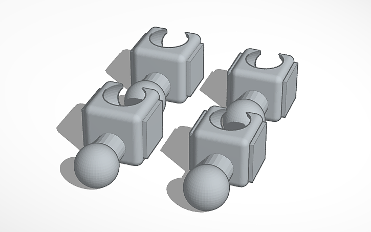 3D design Copy of Ball joints - Tinkercad