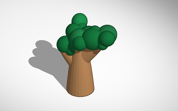 3D design #Tree *from scratch* - Tinkercad