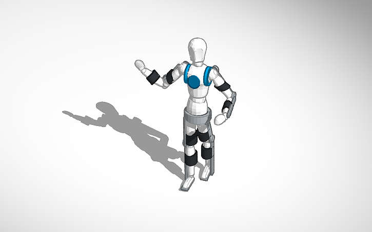 3D design Full Body exoskeleton - Tinkercad