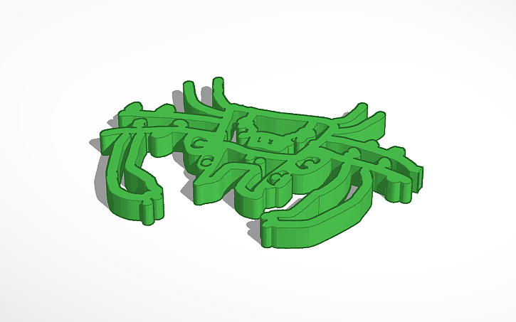 3D design Omega Flowy - Tinkercad