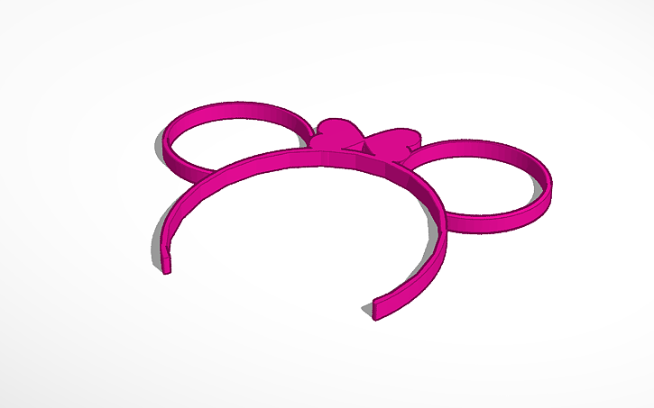 3D design Headband - Tinkercad