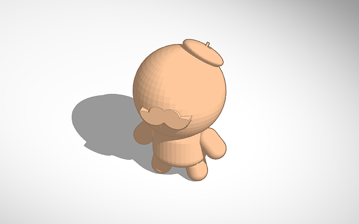 3D design Simple Human - Tinkercad