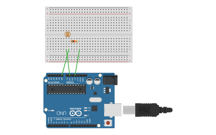 Circuit design Serial Monitor - Tinkercad