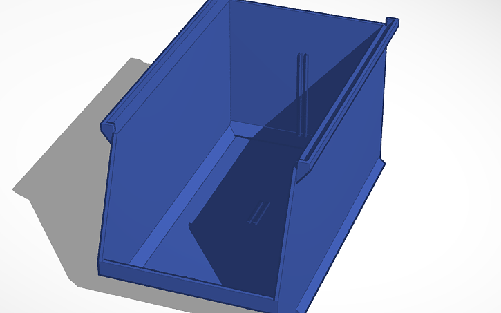 3D design Tall Stackable Storage Box - Tinkercad