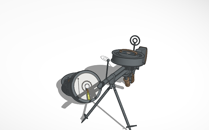 3D design MG Vickers Gas Operated (VGO) - Tinkercad