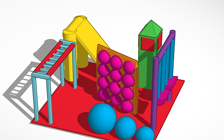 3D design Jungle Gym - Tinkercad