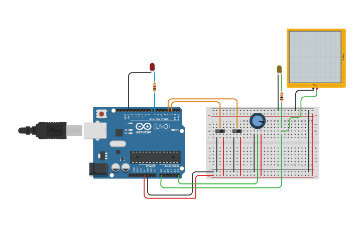 Circuit design light system - Tinkercad