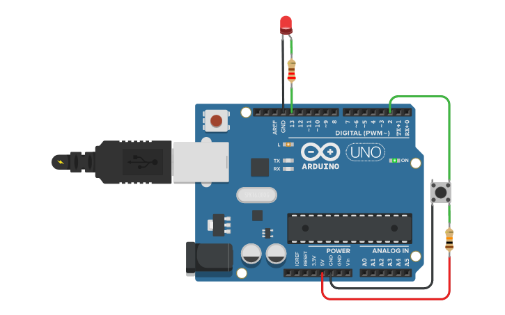 Circuit design GPIO_004 - Tinkercad