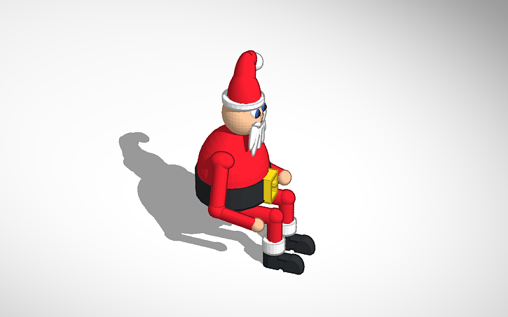 3D design Santa My Dudes - Tinkercad