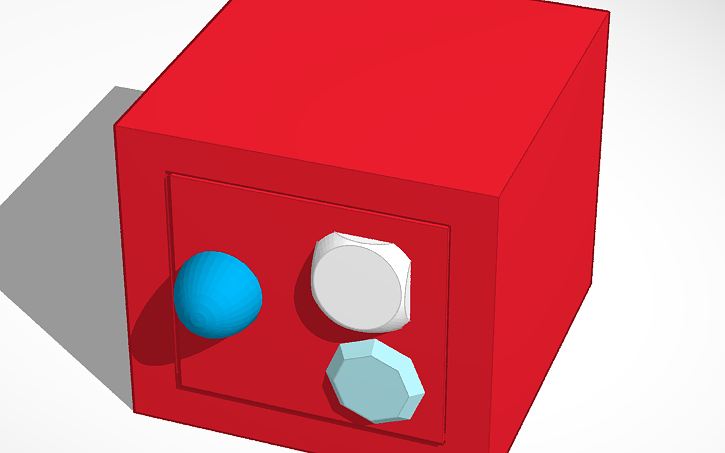 3D design Name Mini Locker - Tinkercad