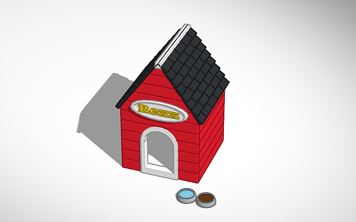 3D design Dog House - Tinkercad