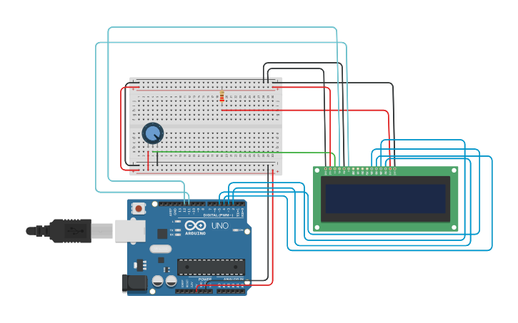 Circuit Design Lcd Basics Tinkercad