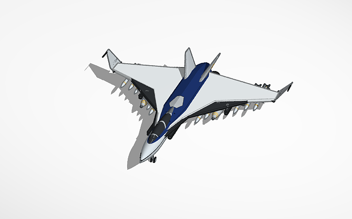 3D design DF-17 "Night Growler" - Tinkercad