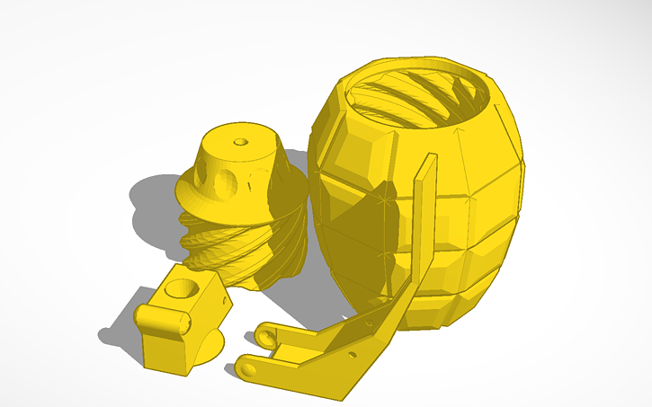 3D design Grenade - Tinkercad