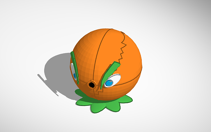 3D design Plants vs Zombies Citron - Tinkercad
