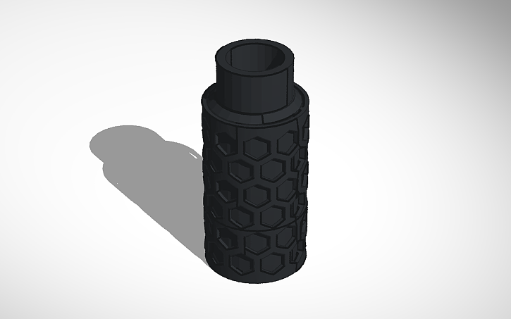 3D design Honeycomb Muzzle Splatrball - Tinkercad