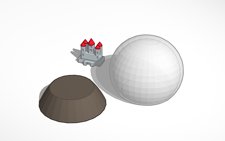 3D design Snow globe - Tinkercad