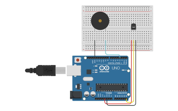 Circuit design Ulang, Ryan - Galilei - Temp. Sensor and Piezzo Buzzer ...