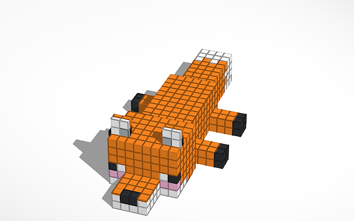 3D design Fox - Tinkercad