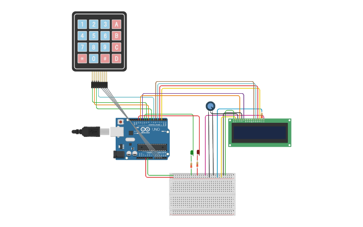 Circuit design Ejercicio 1 Taller 5 - Tinkercad