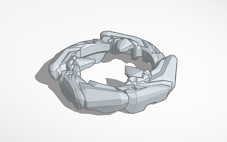 3D design Beyblade X CobaltDrake (metal) - Tinkercad