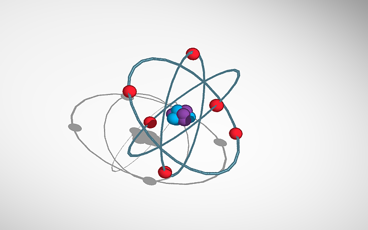 3D design 3d Atom - Tinkercad