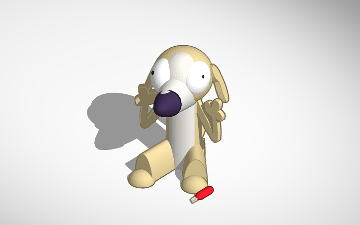 3D design Alfred Alfer 3D - Tinkercad