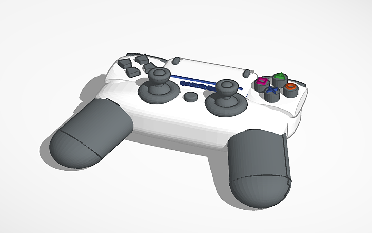 3D design PlayStation Controller - Tinkercad