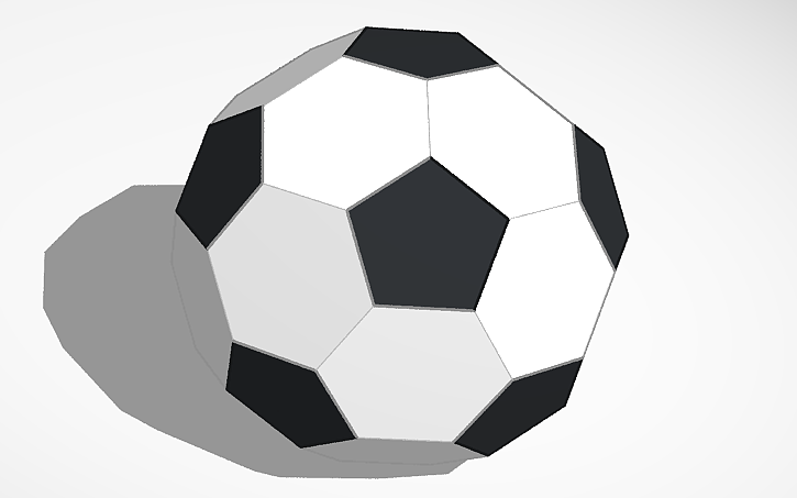 3D design Football - Tinkercad