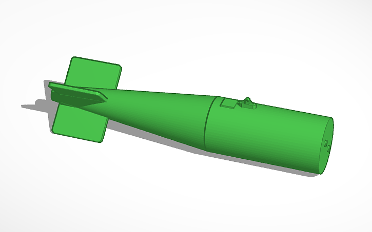 3D design 1/32 Yellow Sun British Thermonuclear Bomb - Tinkercad