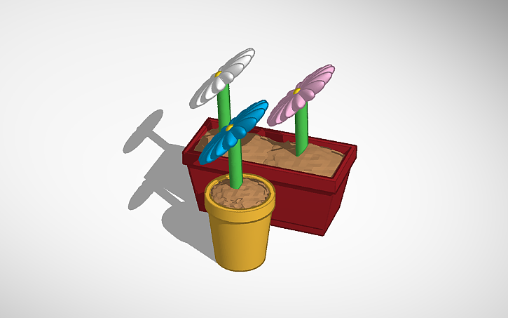 3D design My flowers - Tinkercad