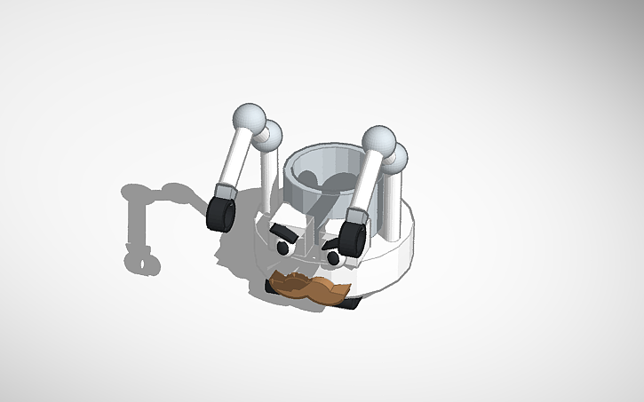 3D design Garbage collection robot - Tinkercad