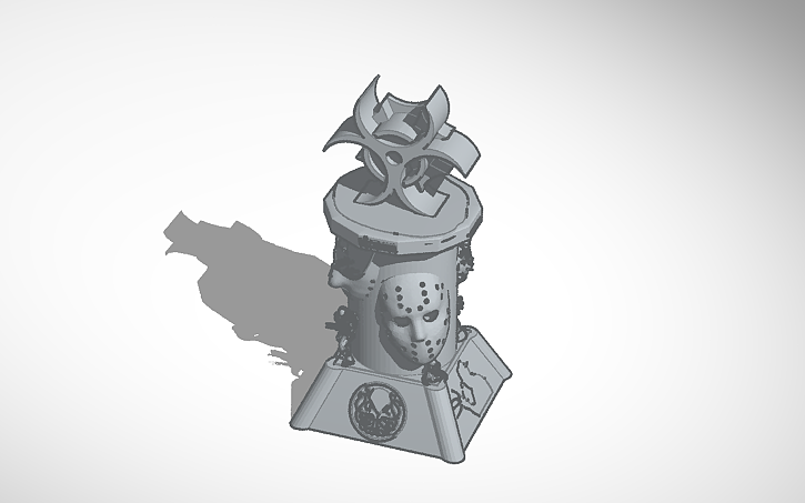 3D design Horror Statue - Tinkercad
