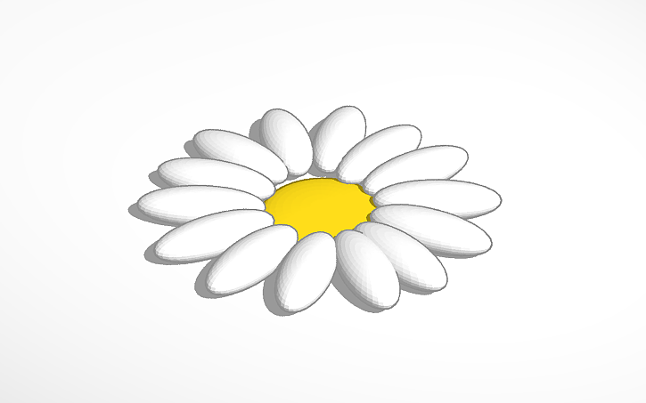 3D design Daisy - Tinkercad