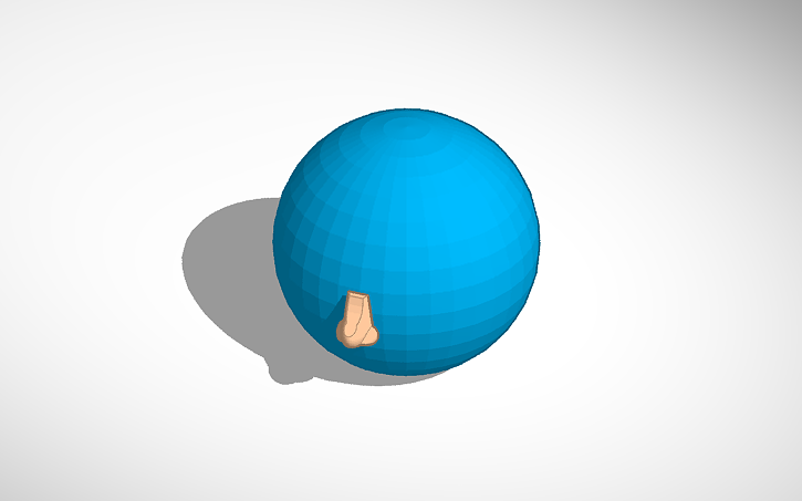 3D design nose - Tinkercad