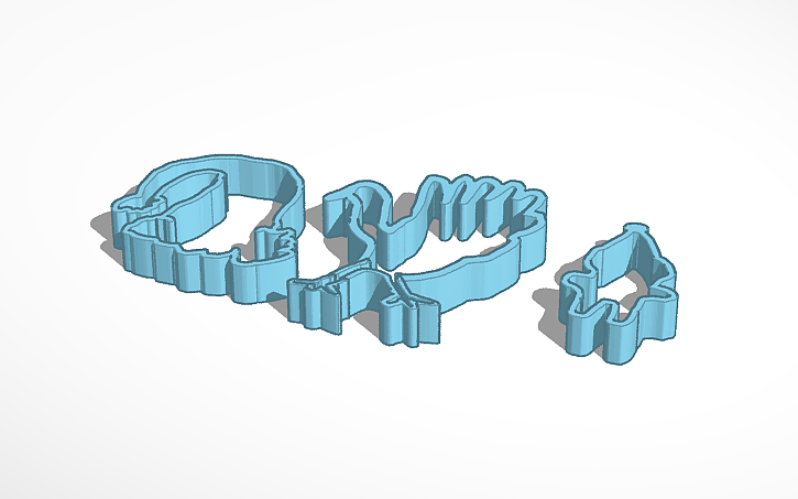 3D design Cookie cutters - Tinkercad