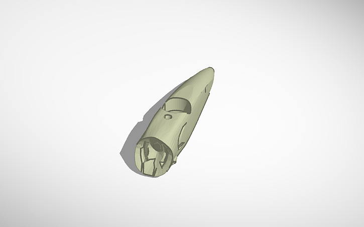 3D design fishing lure popper 40% infill - Tinkercad