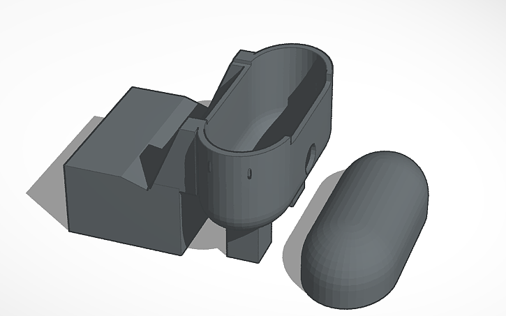 3D design air pod case (phone stand holder) - Tinkercad