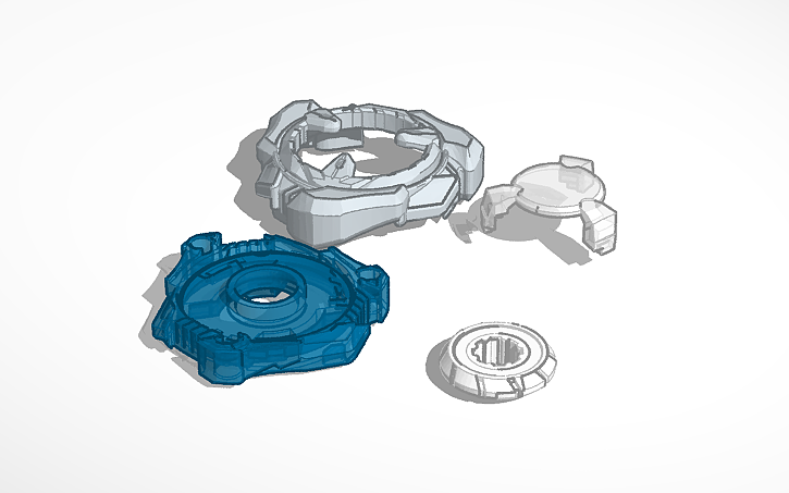3D design Beyblade X Valkyrie - Tinkercad