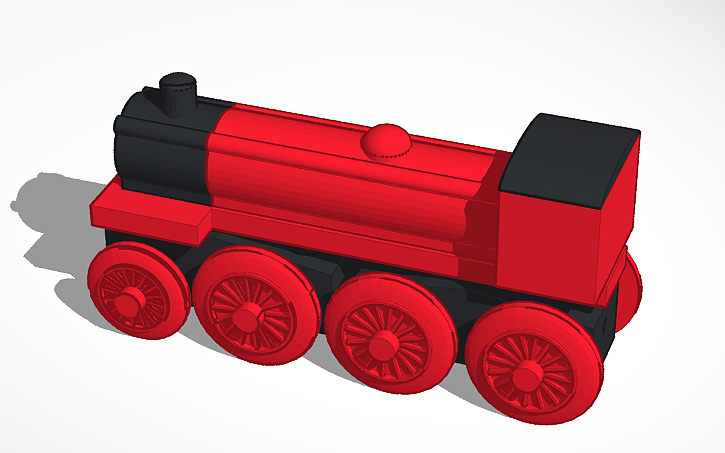 3D design TWR The 1st Red Engine (Alled Greedy) - Tinkercad