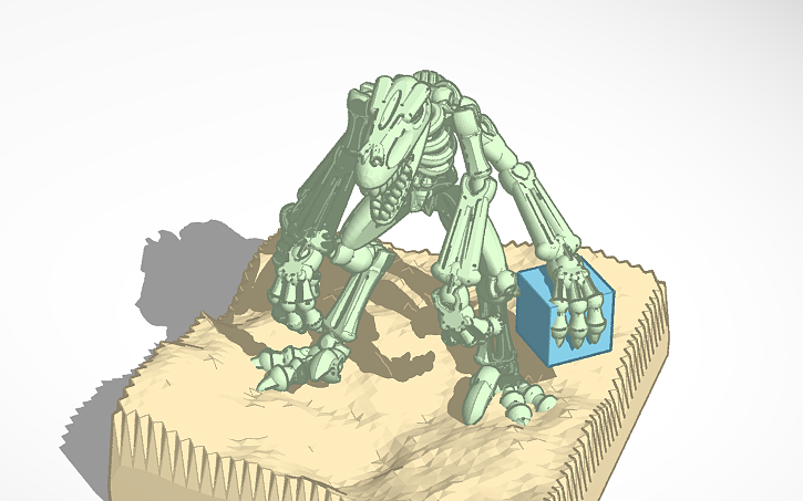3D design Bone - Tinkercad