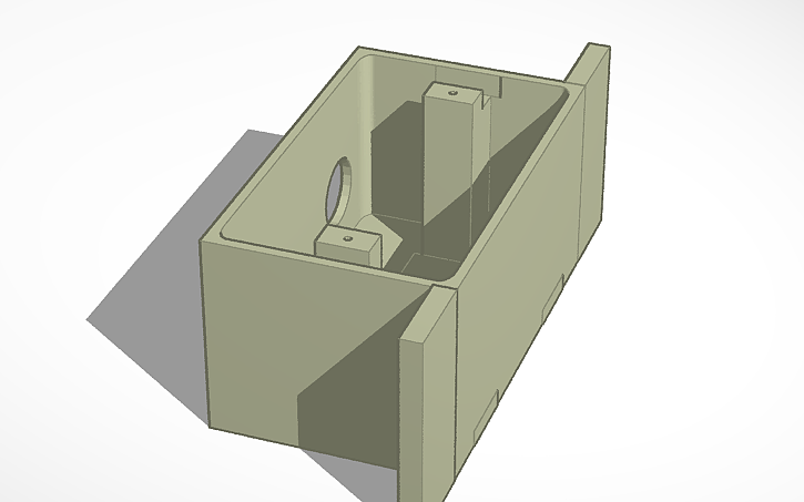 3D design electric box - Tinkercad