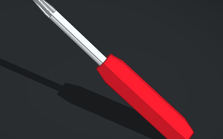 3D design Screw Driver - Tinkercad