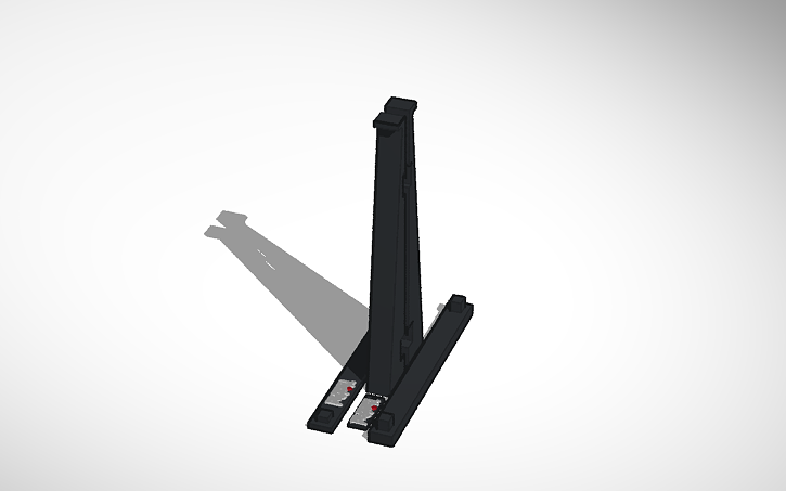 3D design laptop stand - Tinkercad