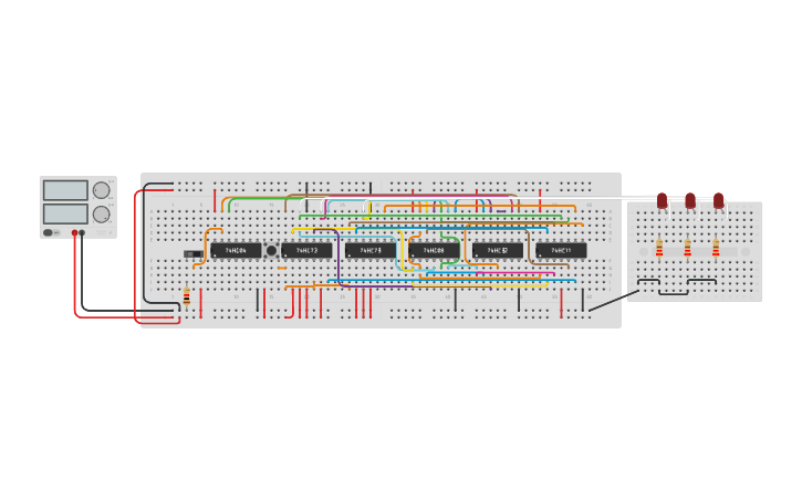 Circuit design Frantic Duup - Tinkercad